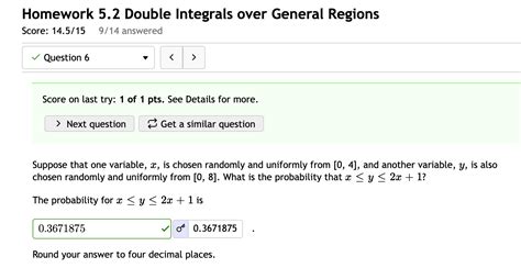 Solved Homework 52 Double Integrals Over General Regions