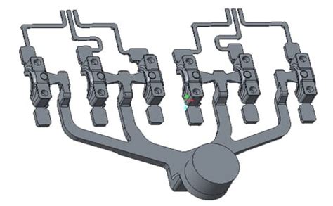 A Multi Cavity Mold Design For Small Brackets