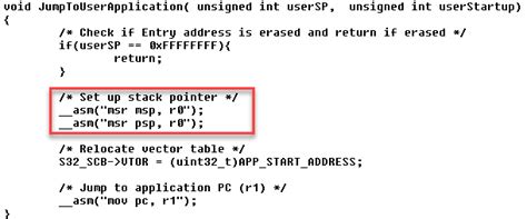 boot to app jump issue nxp community