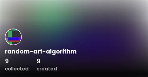 Random Art Algorithm Profile Opensea