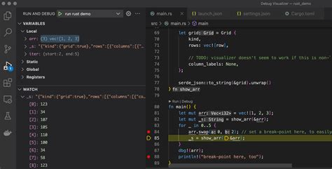Rust Demo Unexpected Visualization · Issue 129 · Hedietvscode Debug