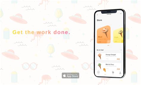 Ice Cream App Ui On Behance