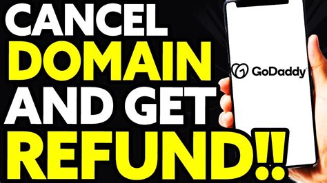 How To Cancel Domain And Get REFUND From Godaddy EASY YouTube