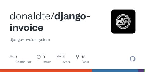 GitHub Donaldte Django Invoice Django Invoice System