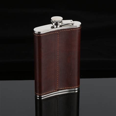 Hip Flasks For Liquor 5 6 7 8 9 10 Oz Stainless Steel Leakproof Thin