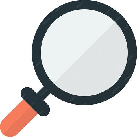 Premium Vector Magnifying Glass Illustration In Minimal Style