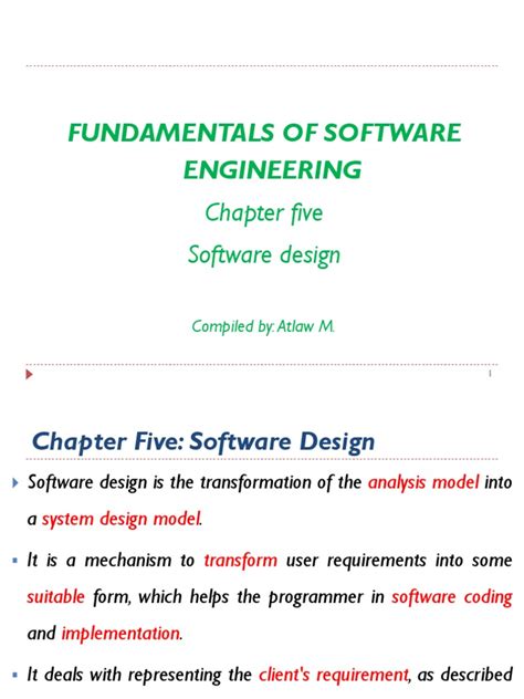 Se Chapter 5 Software Design Pdf System Use Case