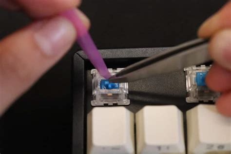 How To Lube Keyboard Switches Without Desoldering Switch And Click