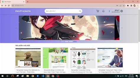 Demo Website Bán Project Ngôn Ngữ Vuejs Và Nodejs Youtube