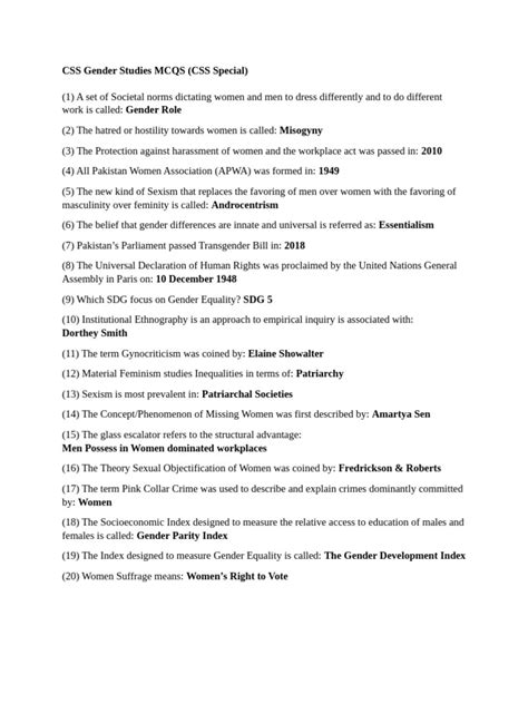 Css Mcqs Pdf