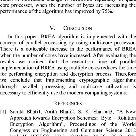 Comparative Execution Times In Milliseconds Of Encryption Algorithms