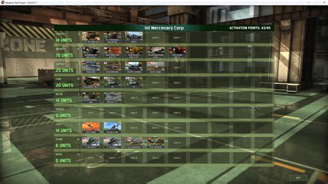 rate my bluefor and redfor unspec decks r wargame