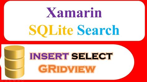 C Xamarin Android Sqlite Database Ep05 Gridview Search Filter