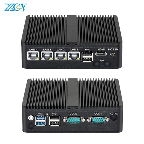 Quad Core J6412 J4125 Intel I225v 4 Nic 2 5g Gigabit Ethernet Network Server Rs232 Rs485 4g Lte