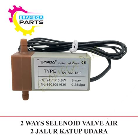 Jual Selenoid 2 Ways Air Selenoid 2 Jalur Angin Negative Pressure