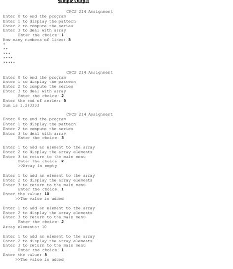 Solved Assignment Mission Write Mips Program Simulates Output Shown
