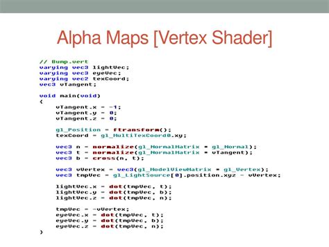 ppt the art of texturing using the opengl shading language powerpoint