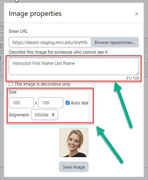 Creating The Instructor Information Html Block In Moodle Nmcs Center For Teaching And Learning