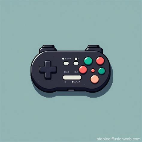 Pixel 8 Bit Controller Direction Pad Stable Diffusion Online