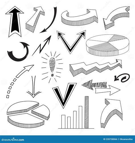 Schematic Pointers Extension Lines To Indicate The Details Of The