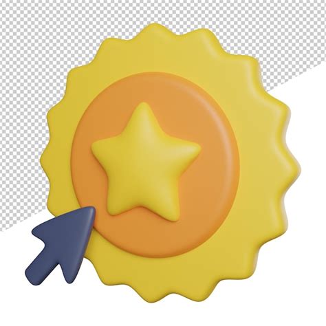 Premium Psd Favourite Click Button
