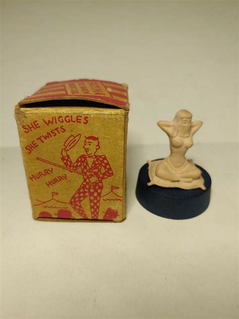 Vintage Novelty Toy Fatima The Harem Dancing Girl Rare With Original Box For Sale