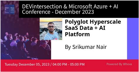 I Am Speaking At Devintersection Microsoft Azure Ai Conference