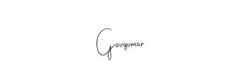 70 G Sugumar Name Signature Style Ideas New Autograph