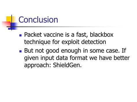 Ppt General Approach To Exploit Detection And Signature Generation