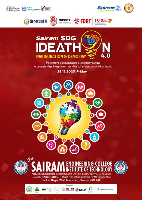 Sairam Computer Science And Business Systems On Linkedin Ideathon4 Innovationatsairam
