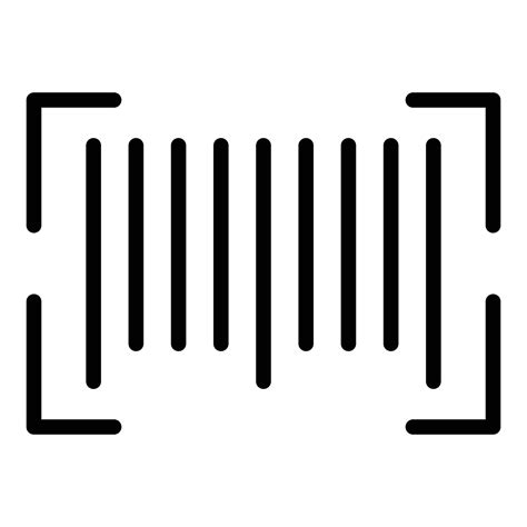 Unique Barcode Icon Outline Vector Code Scanner 15660934 Vector Art At Vecteezy