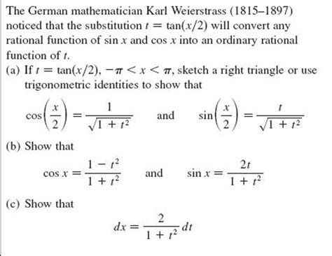 Solved Use The Substitution In This Exercise To Transform