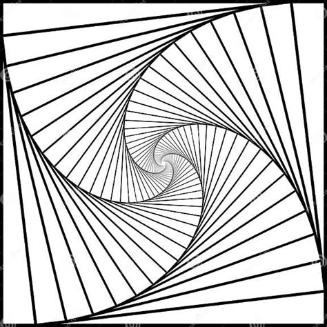 Vector Illustration Of Illusion Pattern Stock Illustration