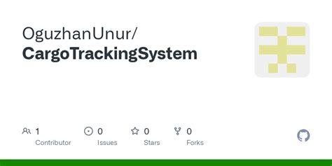 GitHub OguzhanUnur CargoTrackingSystem