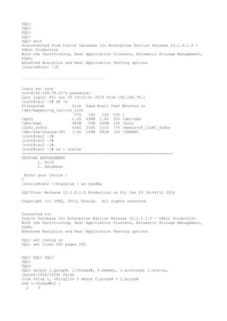 Redo Logfile Addition In Oracle Rac 12c PDF
