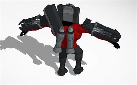 3d Design Titan Speakerman Ep 70 Tinkercad