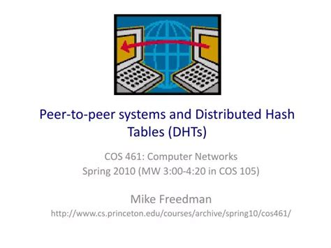 Ppt Peer To Peer Systems And Distributed Hash Tables Dhts Powerpoint Presentation Id4199430