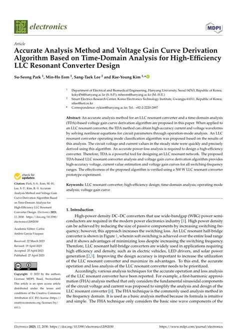 pdf accurate analysis method and voltage gain curve derivation