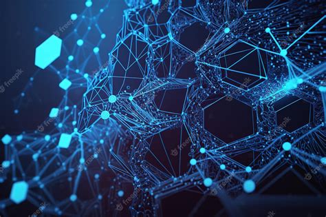 Premium Photo Abstract Lines And Dots Connect The Background The