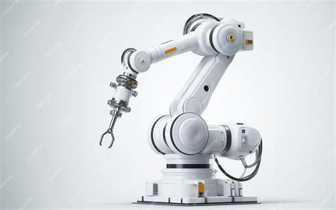Premium Photo Robot Arm Ai Technology Artificial Intelligence Industry White Background