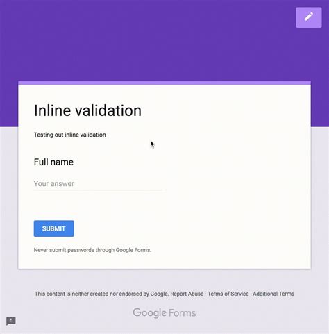 Inline Validation Is Problematic Rfrontend
