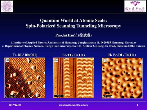 Ppt Exploring Magnetic Phenomena At The Atomic Scale Spin Polarized Stm Innovations