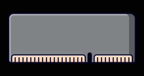 RAM Memory Computer Animation Computer RAM Animation Random Access Memory Flat Cartoon Style