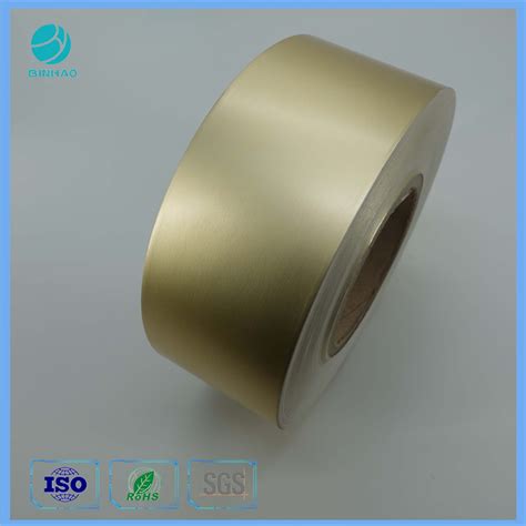 240g Gold Foil Aluminum Inner Frame Holding For Cigarette Box