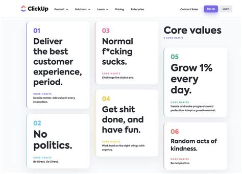 Barkha Bhatia On Linkedin Clickup I Am A Fan Of Your Core Values Specially Number 3