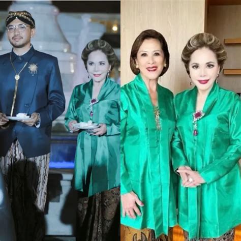 6 Gaya Elegan Dewi Sukarno Istri Soekarno Berdarah Jepang Kenakan Kebaya Hijau Saat Hadir Di
