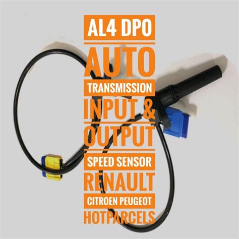 renault kangoo auto transmission al4 dp0 input and output speed sensor