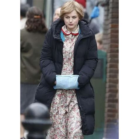 The Crown S04 Princess Diana Puffer Coat 20 Off