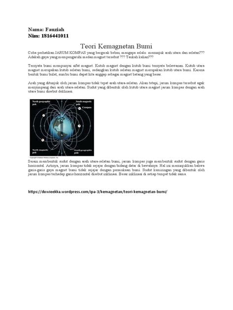 Teori Kemagnetan Bumi Pdf