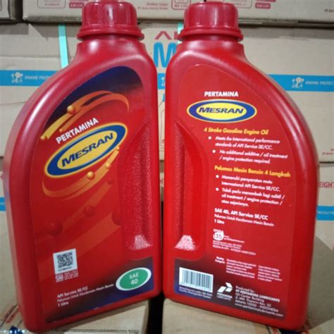 Jual Oli Mesran Sae 40 1liter Shopee Indonesia